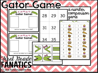First Grade Fanatics: Number Comparison Activities