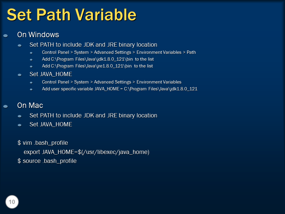 Sql server, .net and c# video tutorial: Java basics for beginners