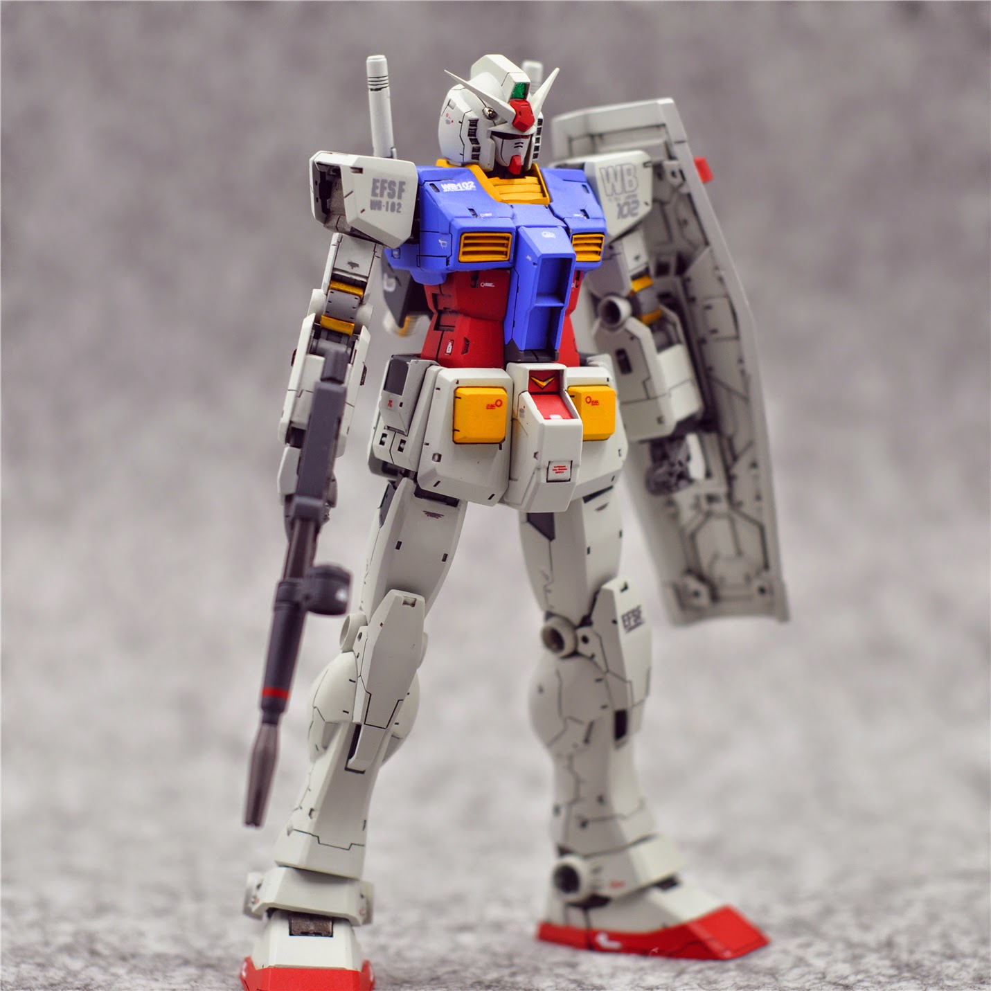 Gundam Family: RC 1/144 RX-78-02 Gundam Ver.小松原博之 Painted Build (Resin Kit)