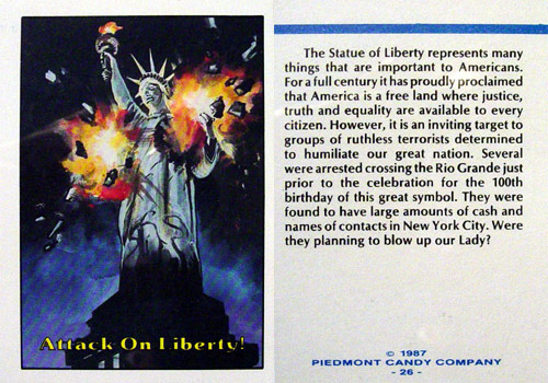 Don Nadie: TERRORIST ATTACK. America Fights Back. (Educational Cards)