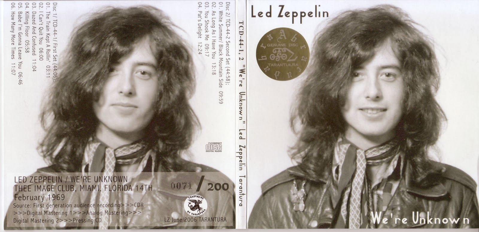 Bootradr's Blind Boot Blog: Led Zeppelin: 1969-02-14 North Miami Beach ...
