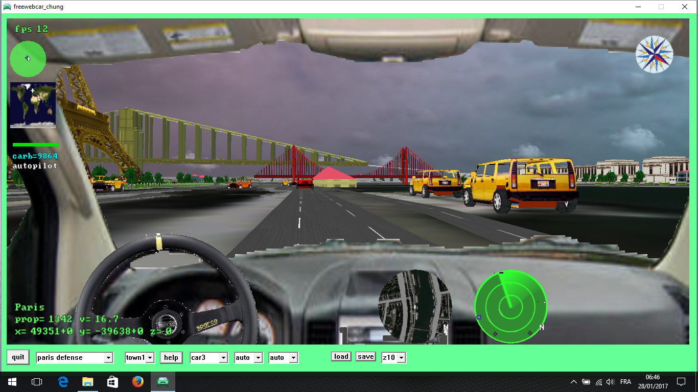 freewebcar_chung free 3D openstreetmap car sim in freebasic - freebasic.net