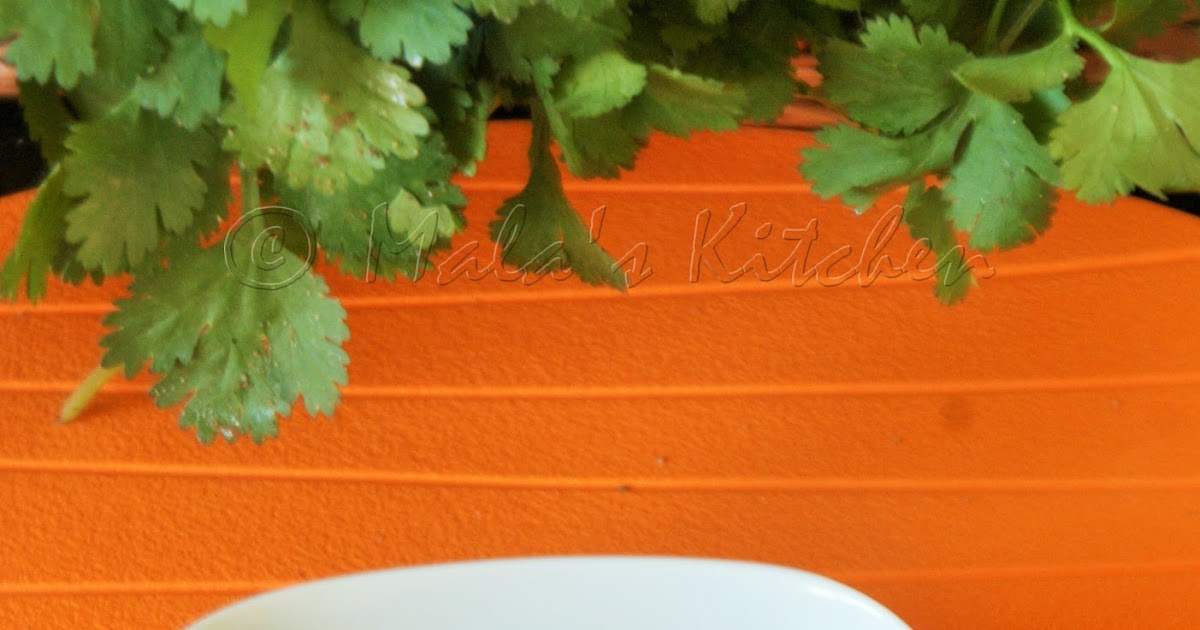 Green Chutney | Coriander Chutney(Without Coconut) - Malas-Kitchen