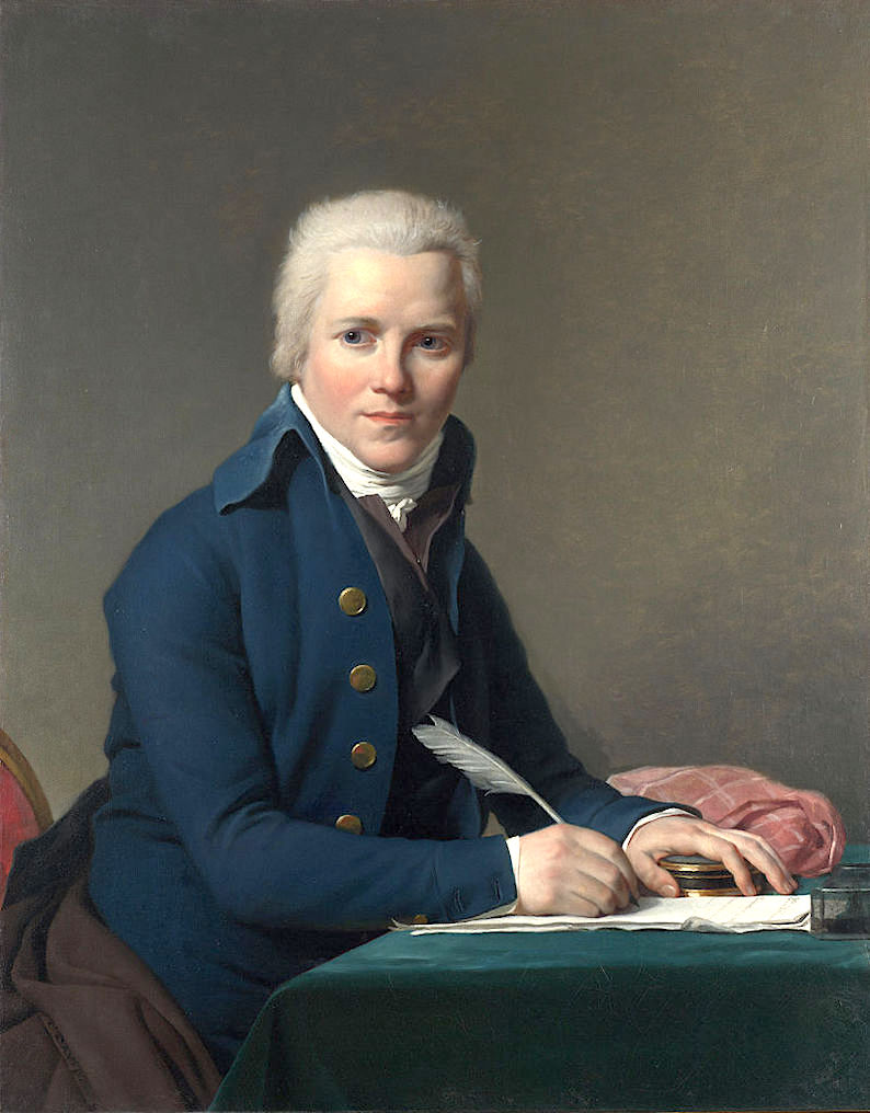 Men portraits : Jacques-Louis David (1748-1825) Portrait de Jacobus Blauw