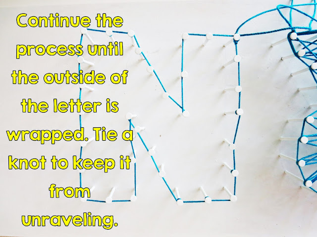 The Teacher's Prep: DIY String Art Tutorial for the Classroom