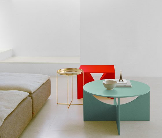 avant garde design: stable tables. from e15.