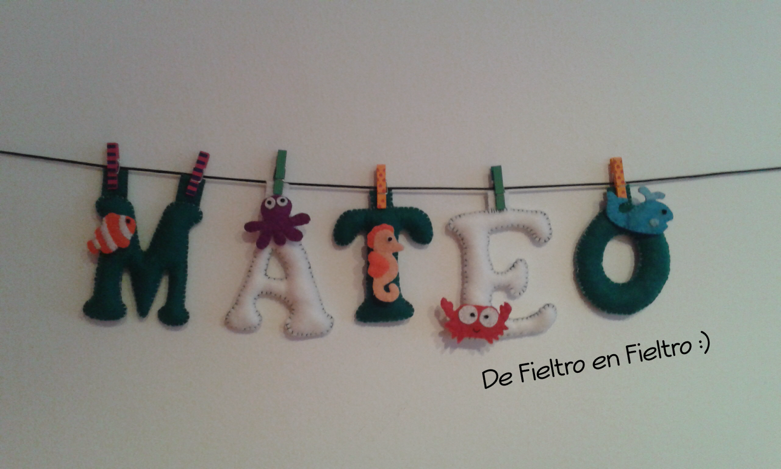 De Fieltro en Fieltro: NOMBRE DE FIELTRO De Fieltro en Fieltro: NOMBRE DE FIELTRO