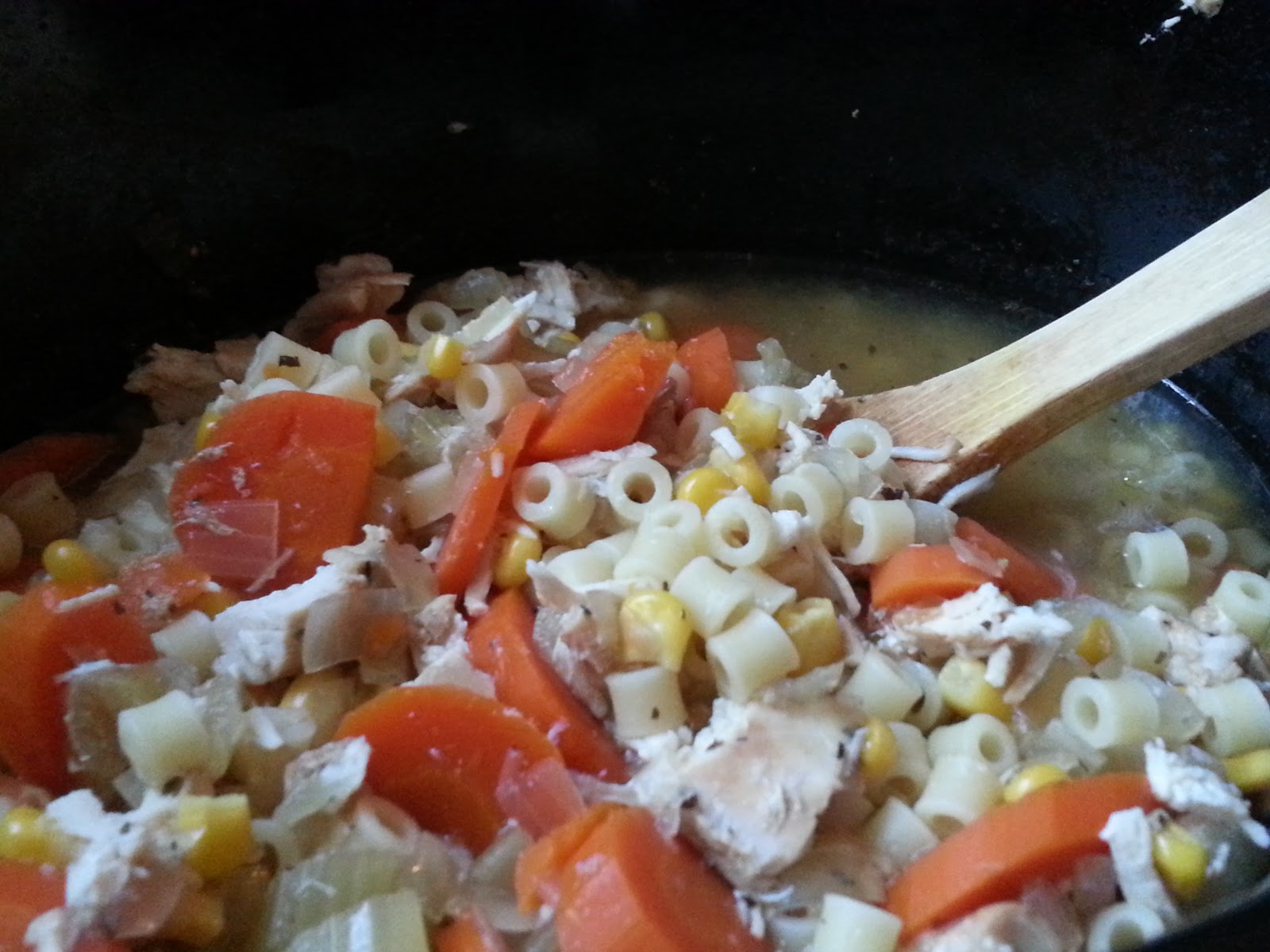full tummies: Mom's Crockpot Country Chicken Soup