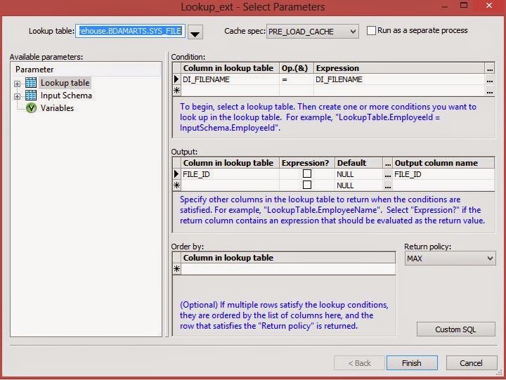 SAP Data Services: Files as data sources - Part 2 - Keeping track