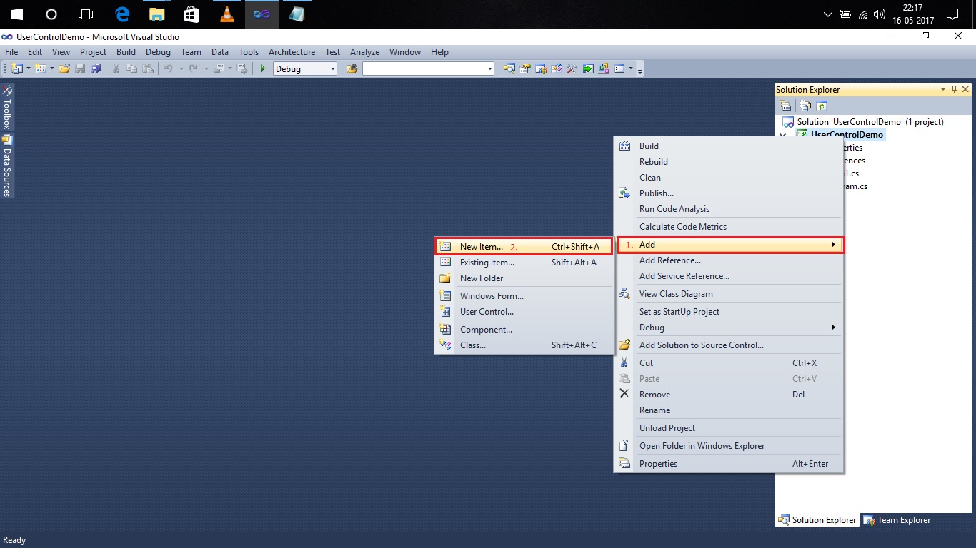 Crazy Stupid Creating User Control In C