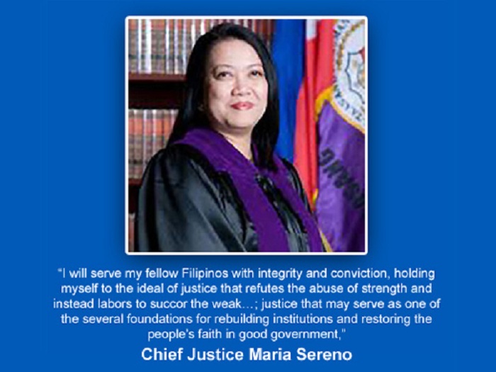 First woman Chief Justice