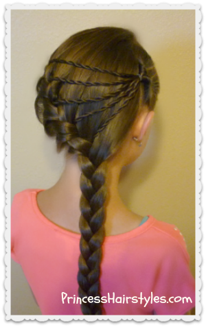 Shooting Star Braid Hairstyle - Hairstyles For Girls - Princess Hairstyles