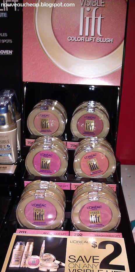 Spotted: New L'Oreal Visible Lift Color Lift Blushes | Nouveau Cheap