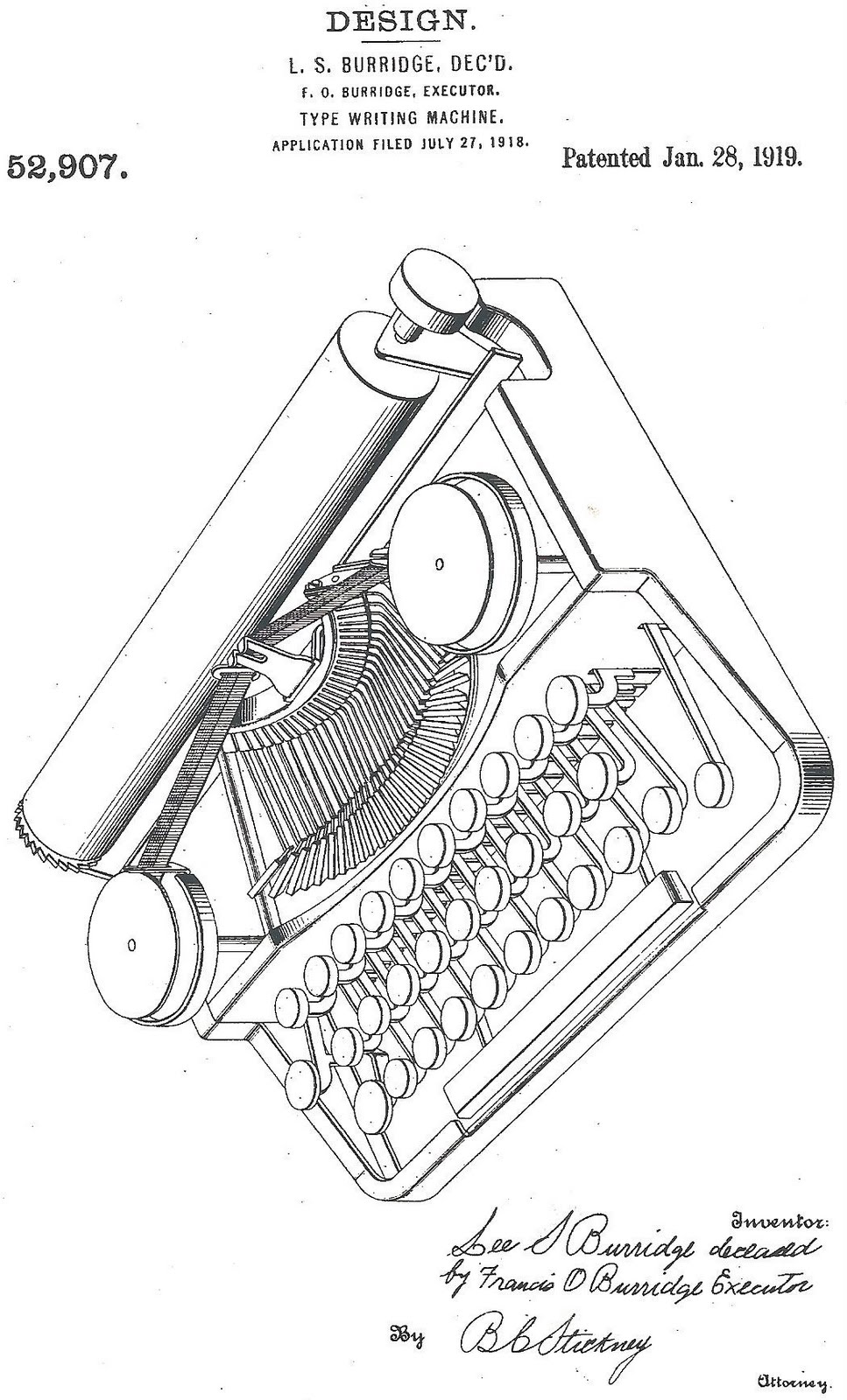 oz.Typewriter: Lee S.Burridge and the Underwood 3 Portable Typewriter