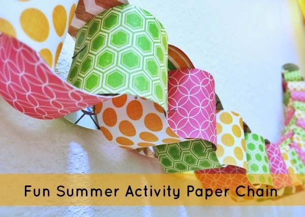 Fun Summer Activity Paper Chain - This Is Tisa