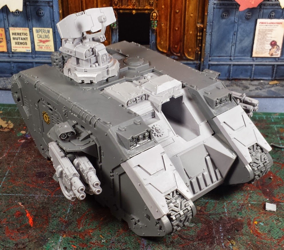 Heresy Era Mechanicum - Caleb Decima's command Land Raider build in ...