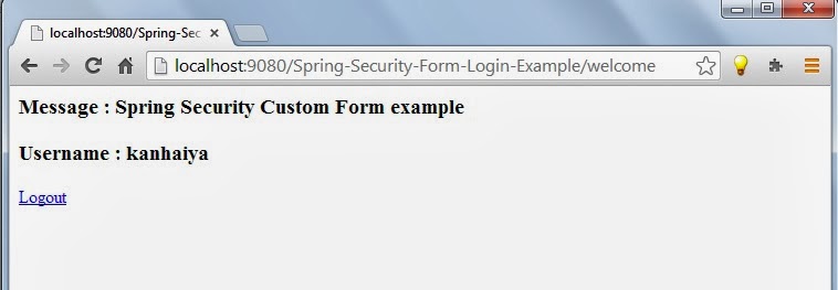 Java Work Flow - for Beginners on Kanhaiya's blog: Spring Security Form Login Example
