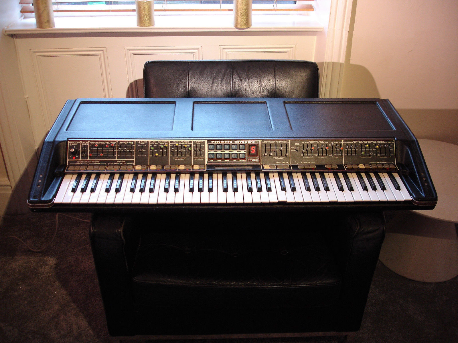 MATRIXSYNTH: Moog Polymoog Synthesiser / Keyboard 203A Analogue Synth ...