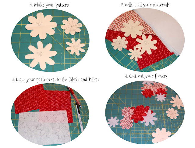 Mamita's Next Thing: Flower Barrettes {tutorial}