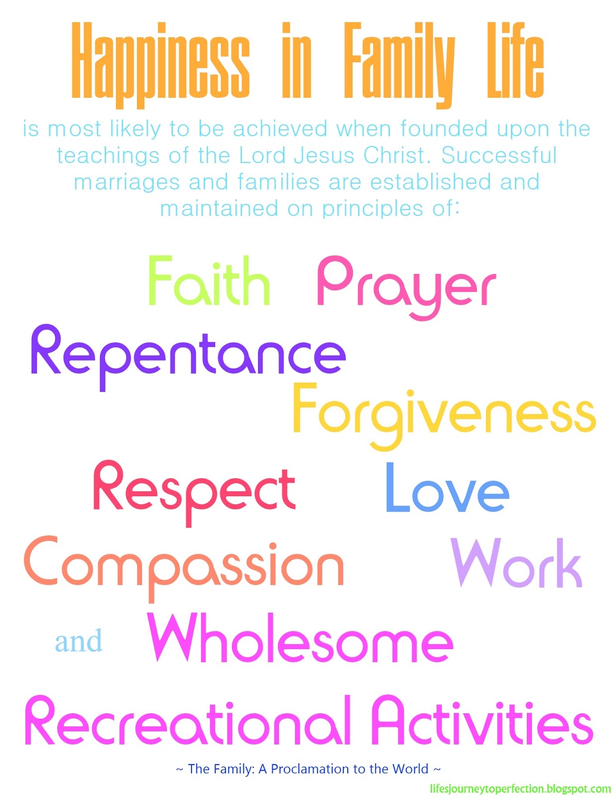 Life's Journey To Perfection: February 2014