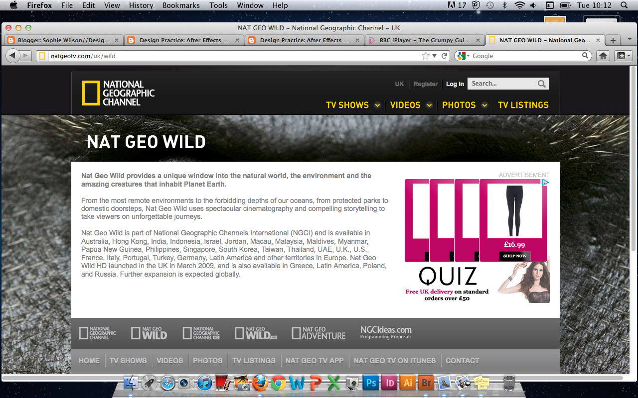 Sophie Wilson//Design Practice: Design Production for Digital//Top 10 ...