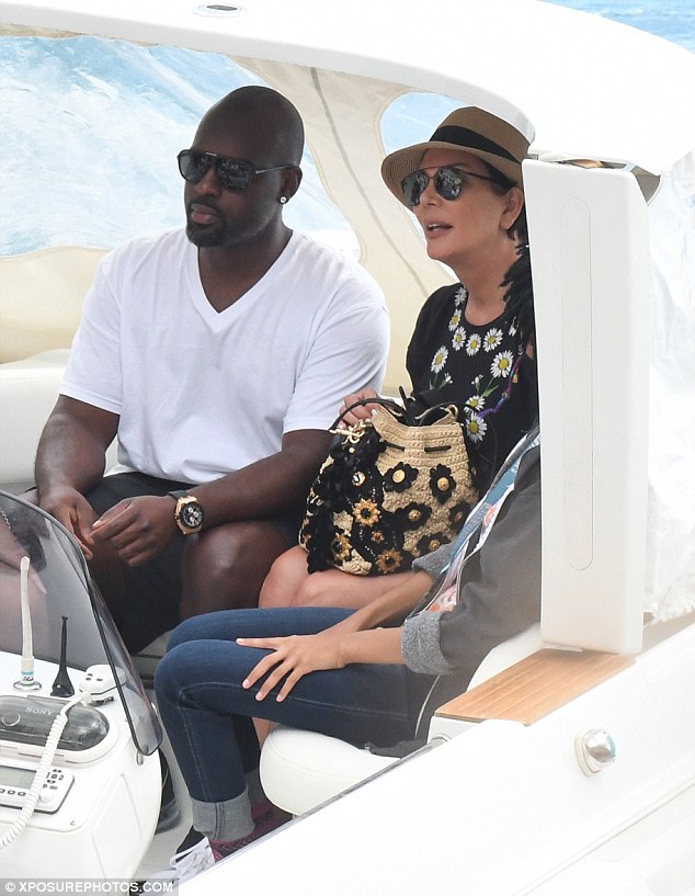 Kris Jenner and Corey Gamble who are on vacation in Italy are joined by ...