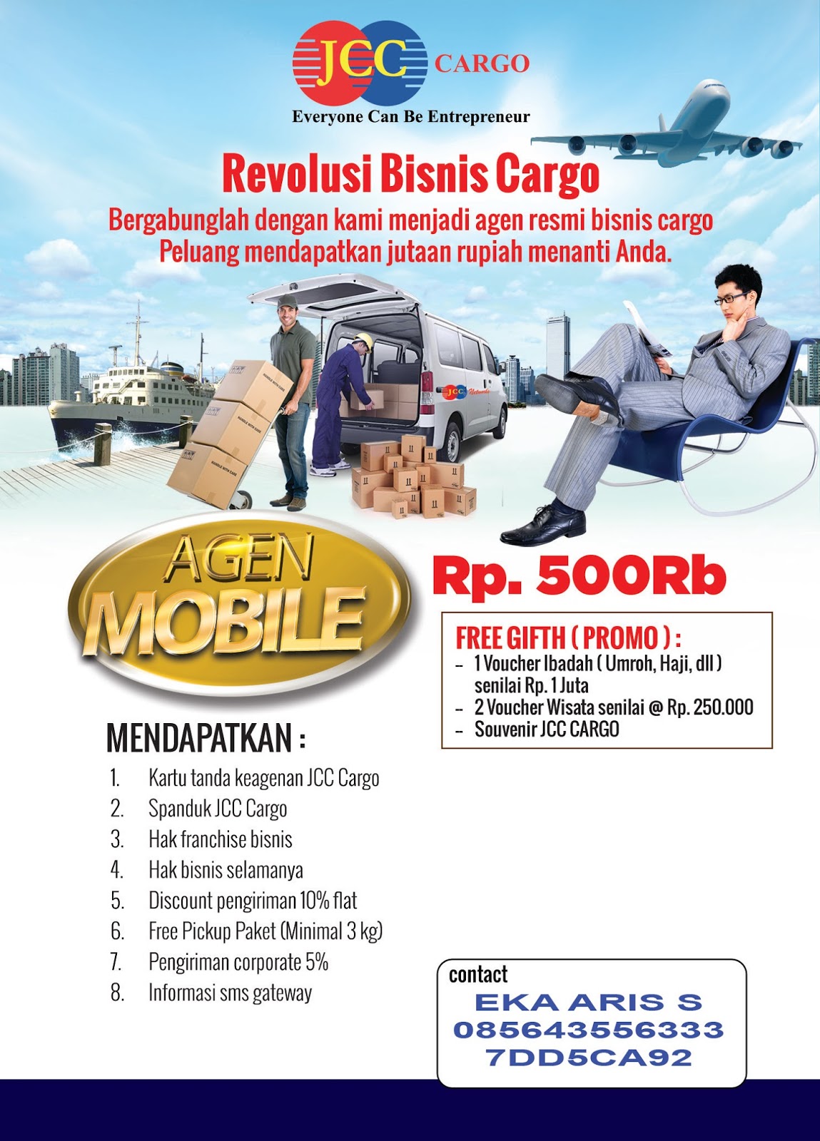 3 PILIHAN UNTUK MEMULAI BISNIS JCC CARGO ~ JCC LOGISTICS