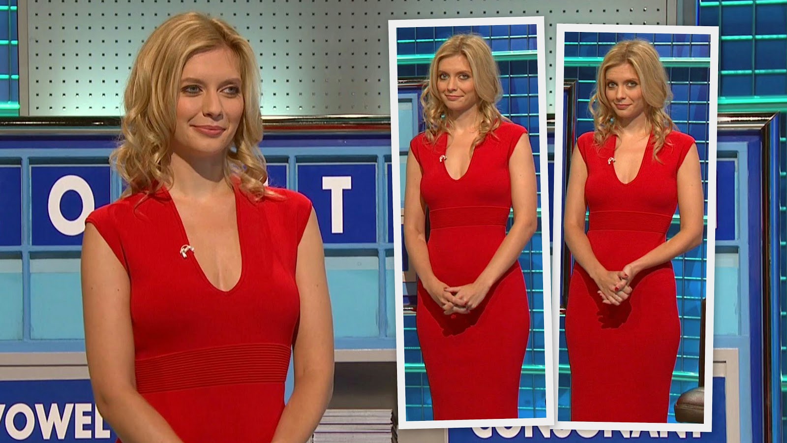 Rachel Riley Wallpapers: Rachel Riley - Sexy Tight Red Dress On Countdown