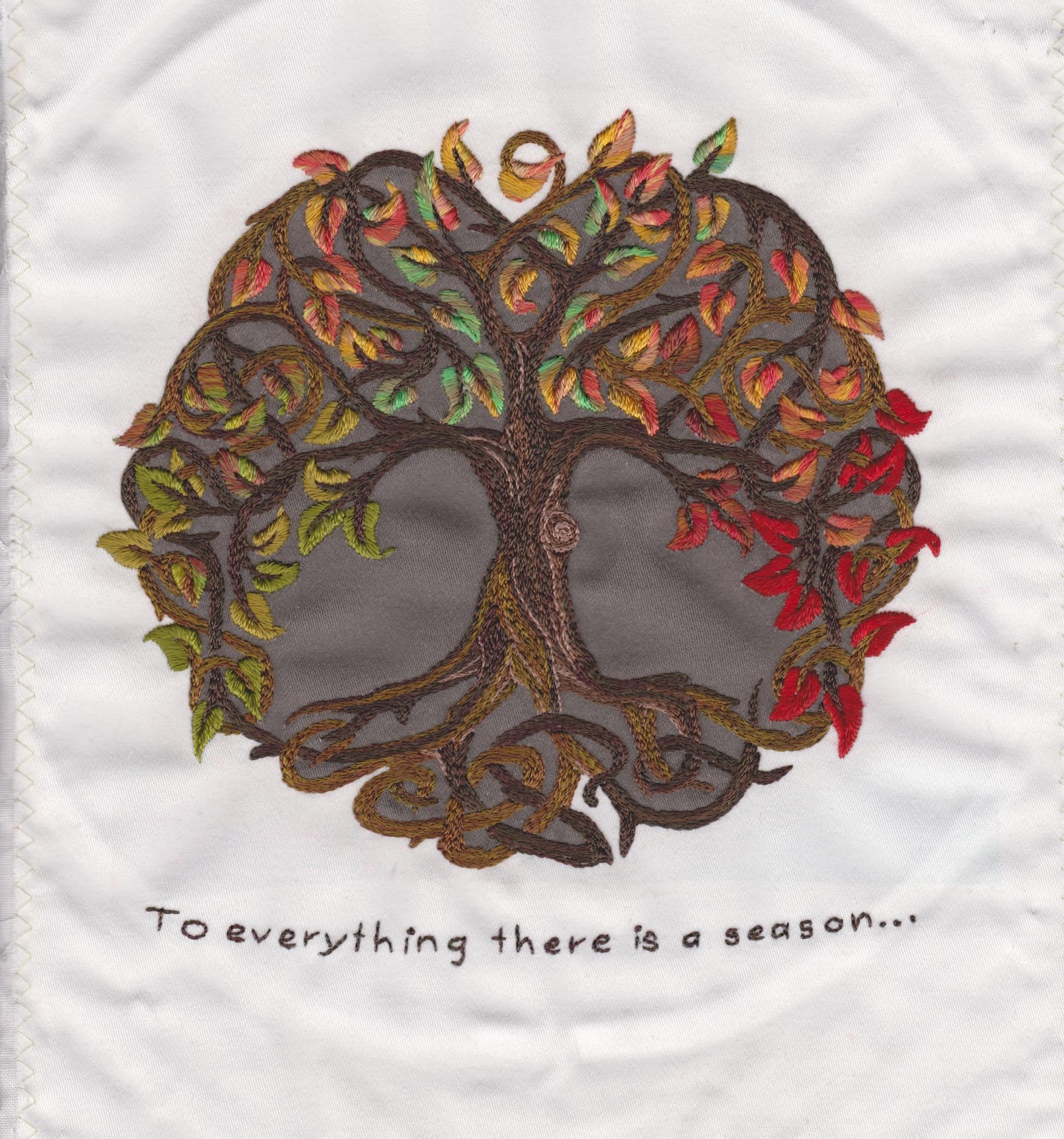 My Embroidery World: Celtic Tree of Life