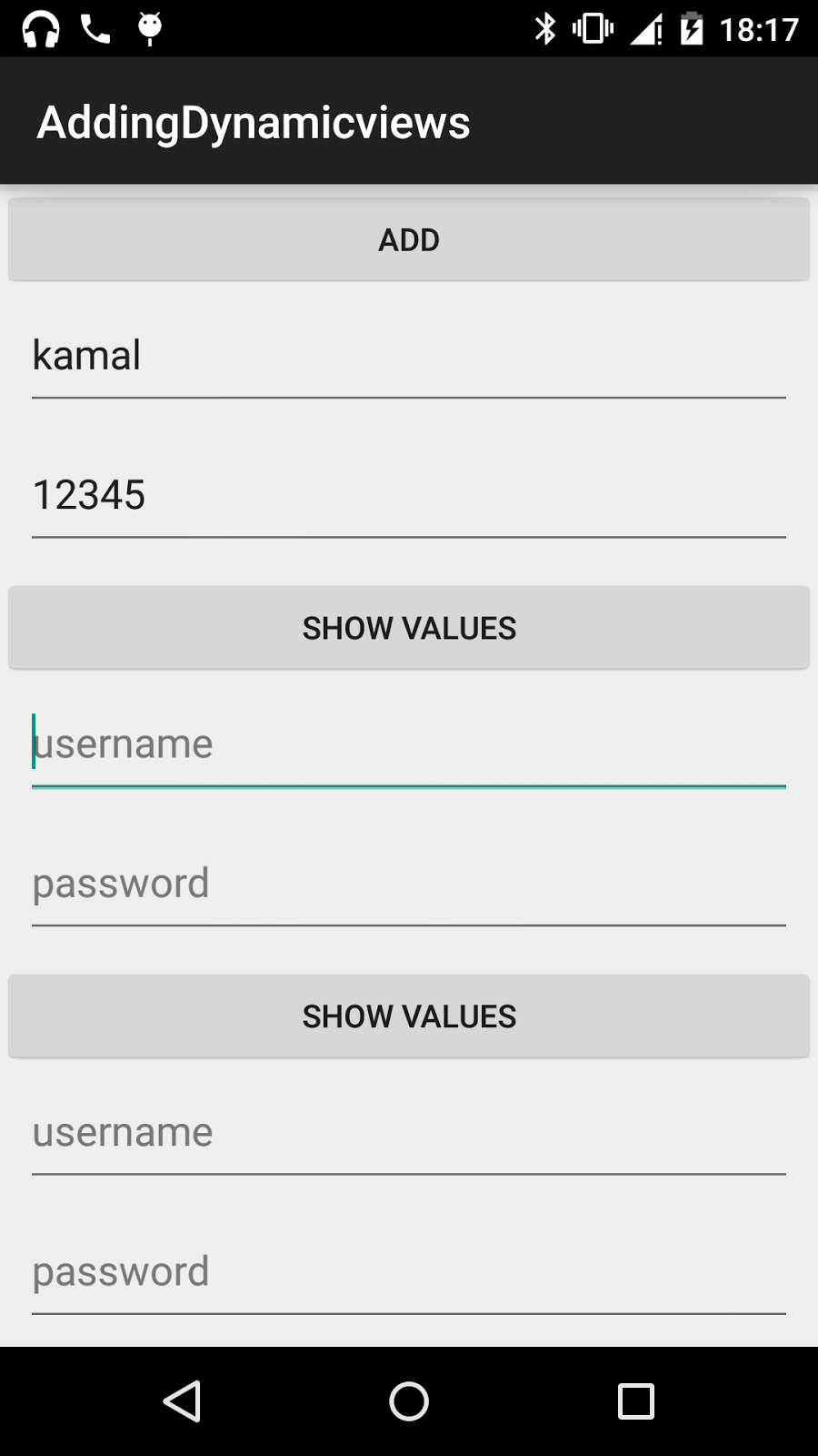 Simplified Android : Adding Dynamic Views in Linear Layout