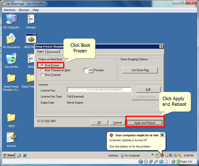 Sir Sherwin S Computer Tutorial Using Deep Freeze On Your Computer A