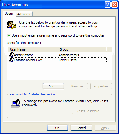 Membuat User Account di Windows XP ~ LingWax Blog