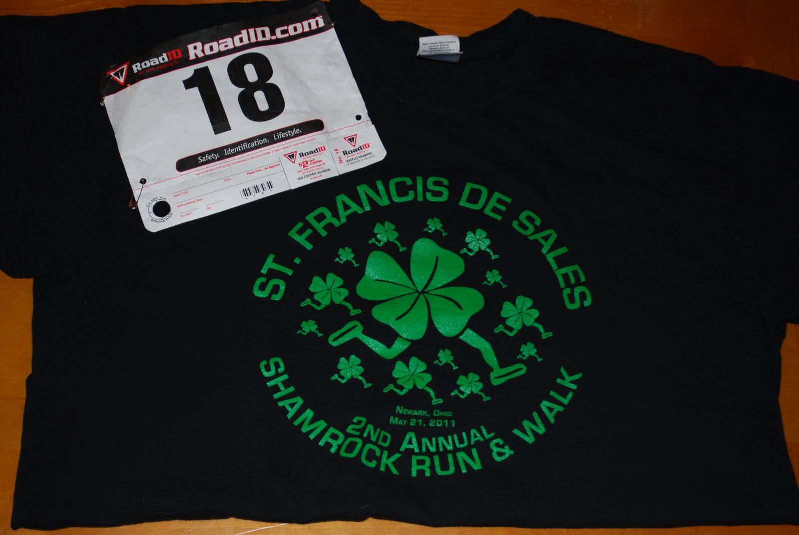 Manic Murray on the run: 2nd Annual Shamrock Run & Walk - 5.21.11