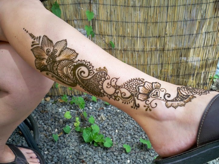 Henna Designs for legs # 11 ~ All What Veiled Woman need كل ما تحتاجه ...