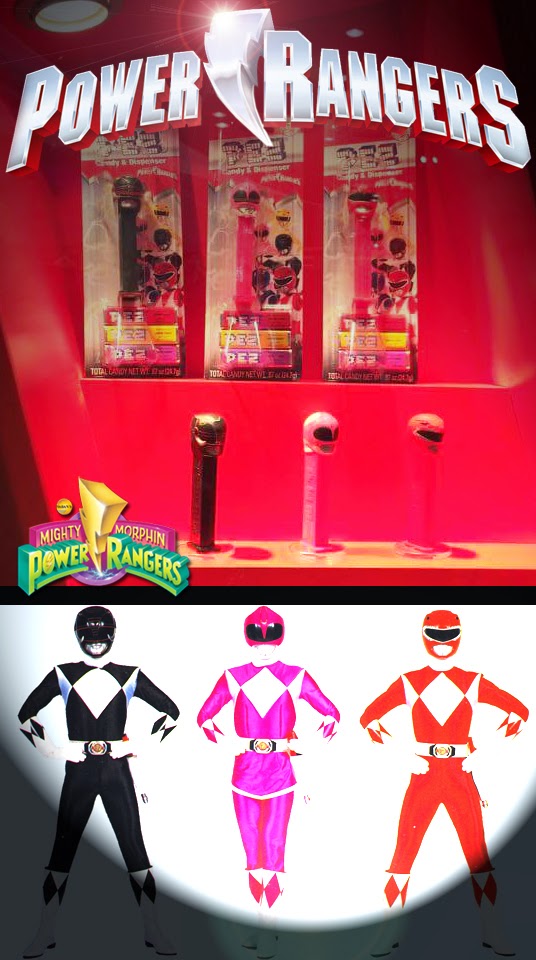 PEZILLA : PEZ POWER RANGERS