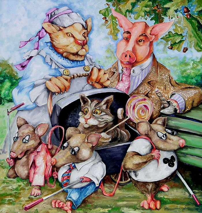 inkspired musings: Nursery Rhyme Time with 3 Blind Mice