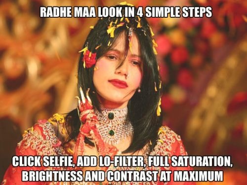 Check Out: Radhe Maa Hilarious Memes