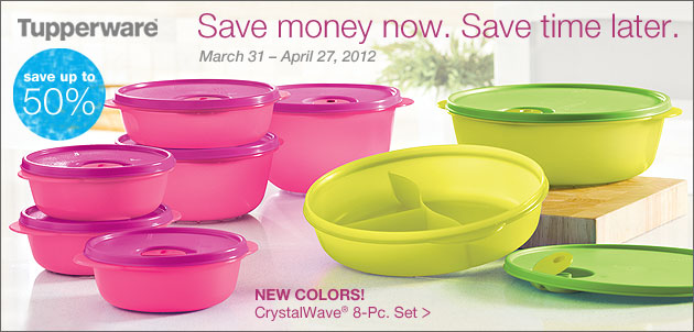 TNWAHM: CrystalWave Tupperware Sale!