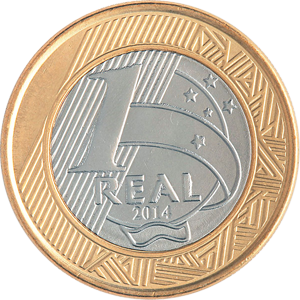 Moedas Antigas Brasil - Numismática: 1 REAL Moeda de Um Real ...