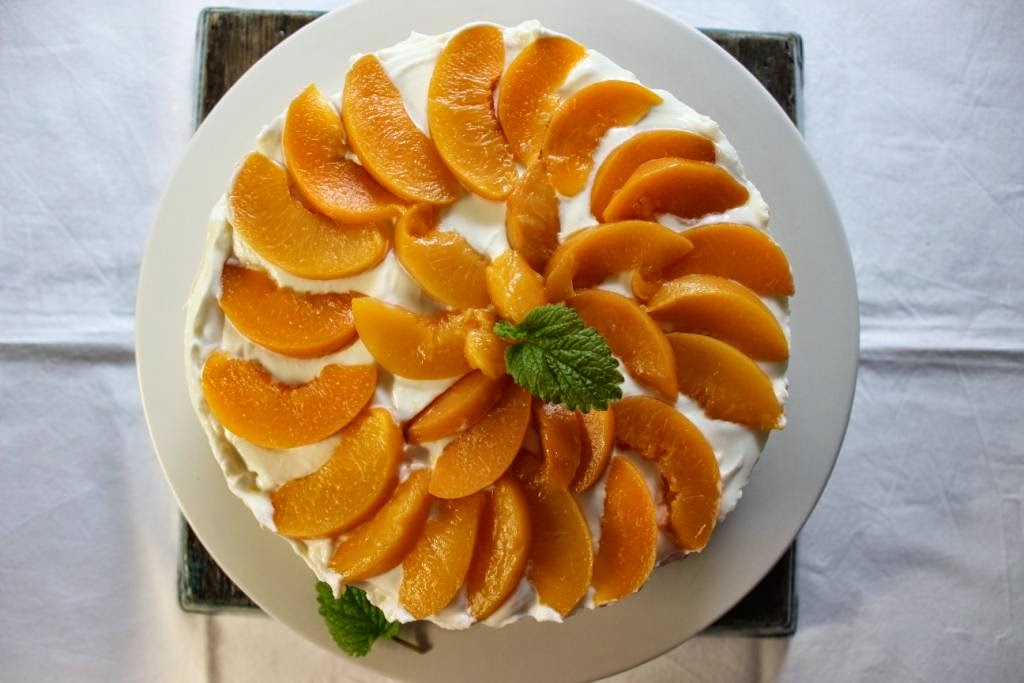 MA JOLIE CUISINE: Můj recept s Activií II: Nepečený broskvový dort ...