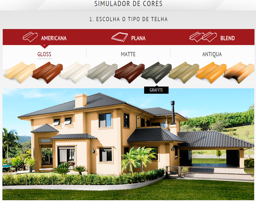 Nossa Casa na Web ::..: Enquete: qual cor da telha usar?