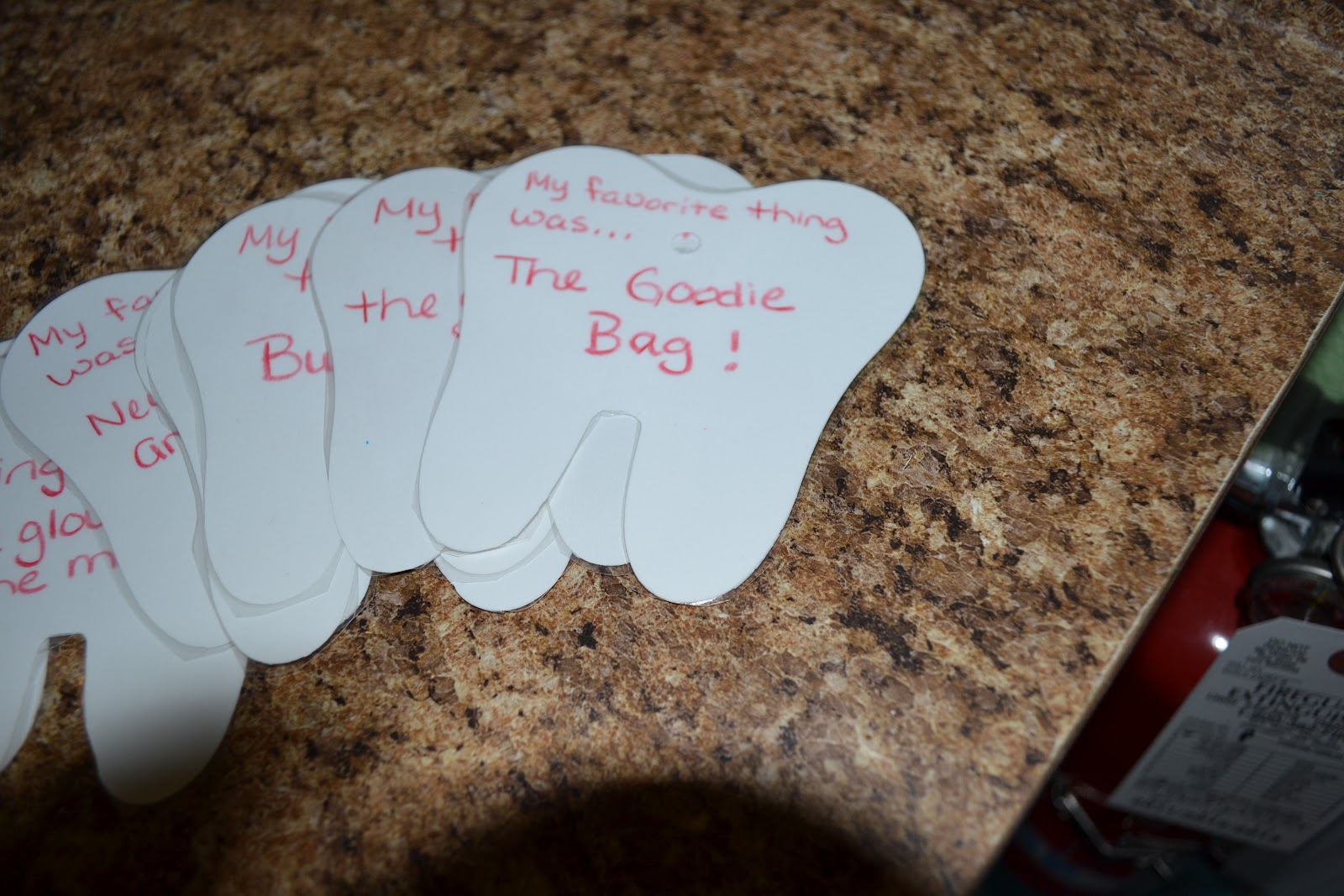 IT'S TEEA TIME PLAYSCHOOL: TOOTH THANK YOU CARDS!!!