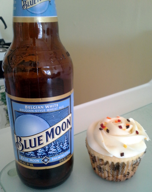 The Tiny Tyrant's Kitchen: Blue Moon Cupcakes with Orange-Scented Cream ...