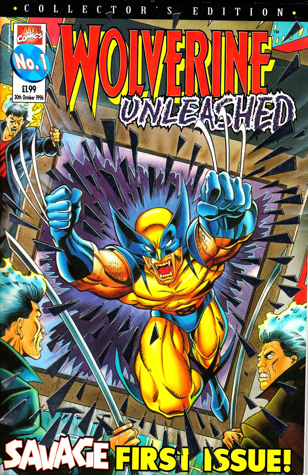STARLOGGED - GEEK MEDIA AGAIN: 1996: WOLVERINE UNLEASHED Issue 1 ...