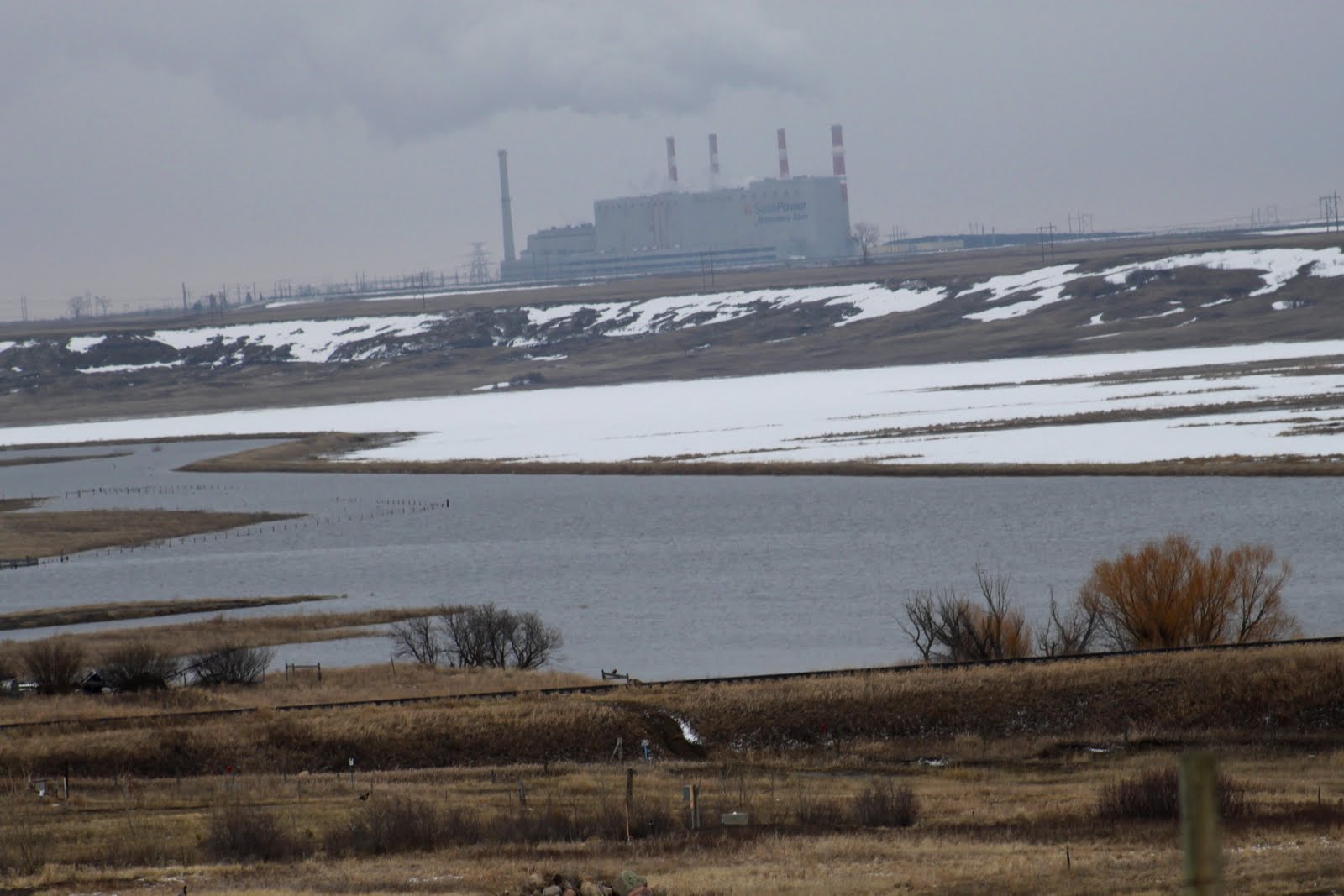 Still Life With Birder: Rafferty Dam