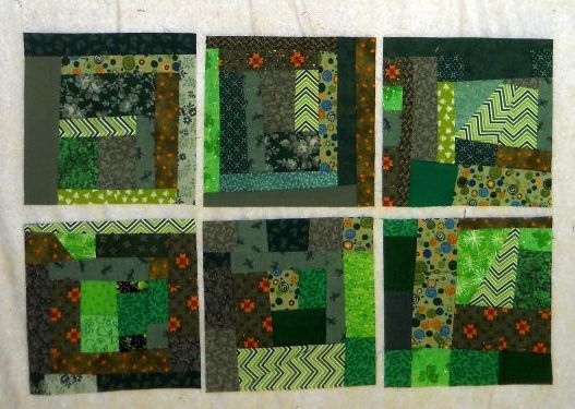 Scrapbox Quilts: Scraphappy Saturday - Greens