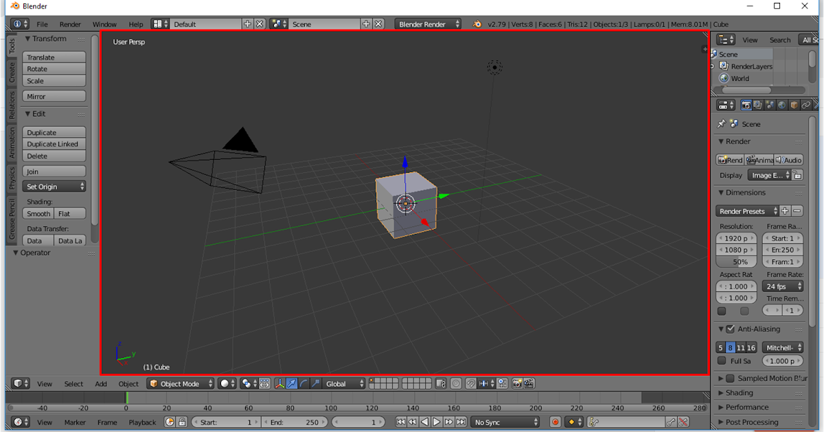 Blender sinhala tutorial - introduction ~ IT Sinhala Tutorials