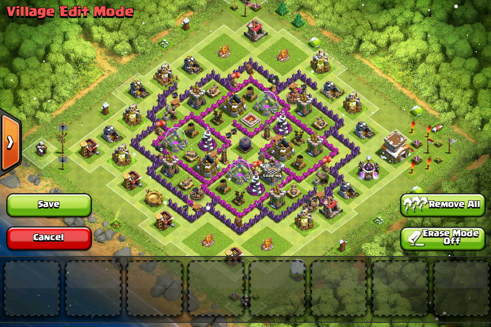 TH8 Home base | Clash of Clans [Load-ing]