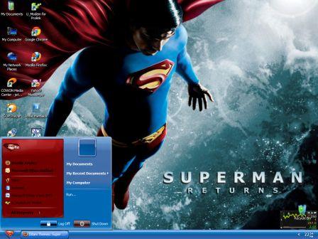 Superman Theme For Windows XP