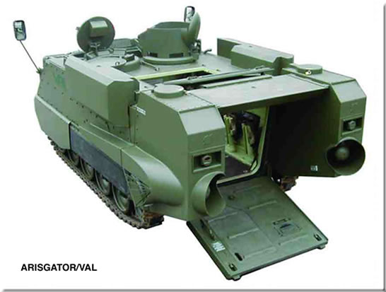 Desarrollo y Defensa: Arisgator, el M-113 anfibio